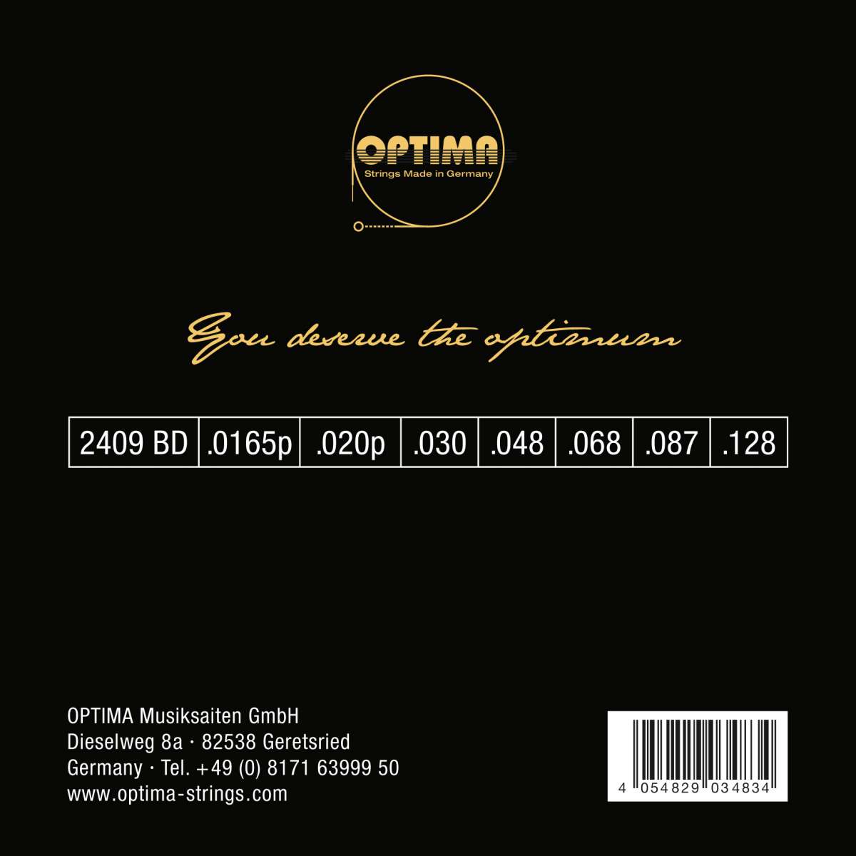 2409.BD | Optima - Strings Made in Germany